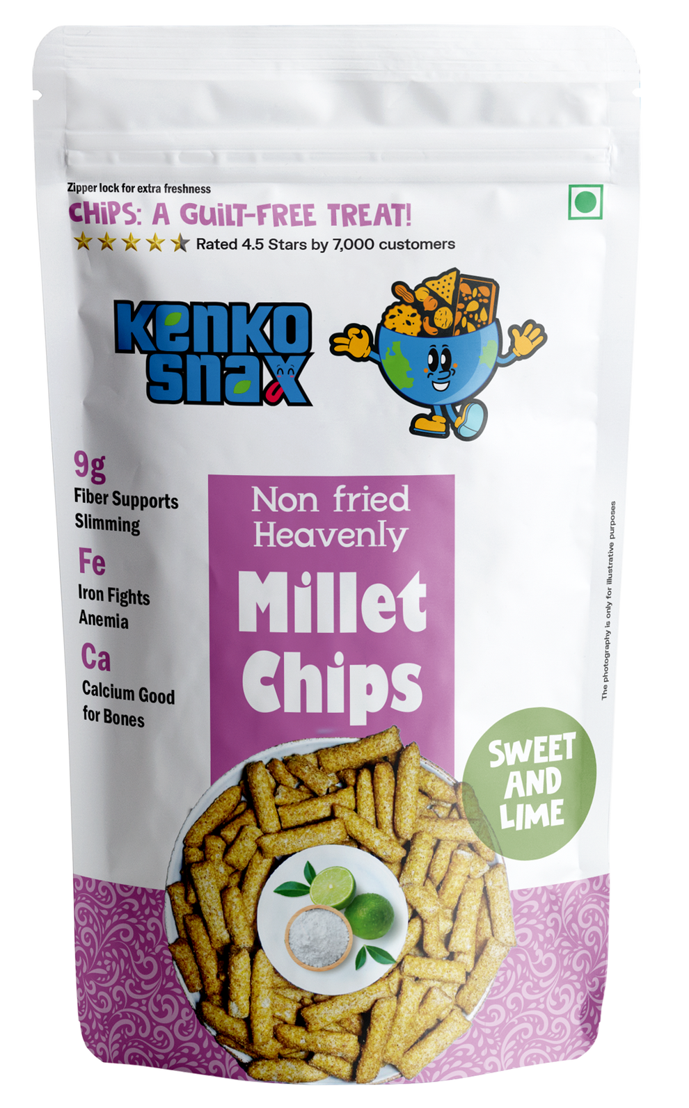 Non-Fried Heavenly Millet Chips | Healthy Crunchy Snack – Kenko Snax