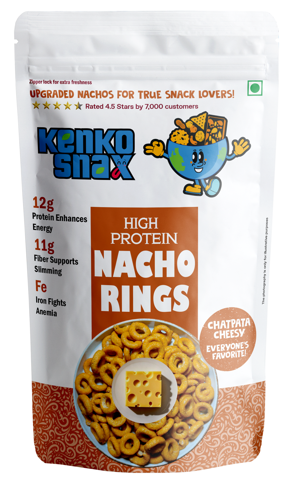 High Protein Nacho Rings | Crunchy, Guilt-Free Snack – Kenko Snax
