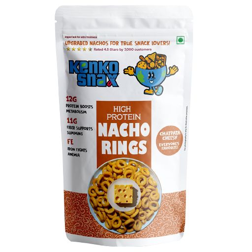 High Protein Nacho Rings | Crunchy, Guilt-Free Snack – Kenko Snax
