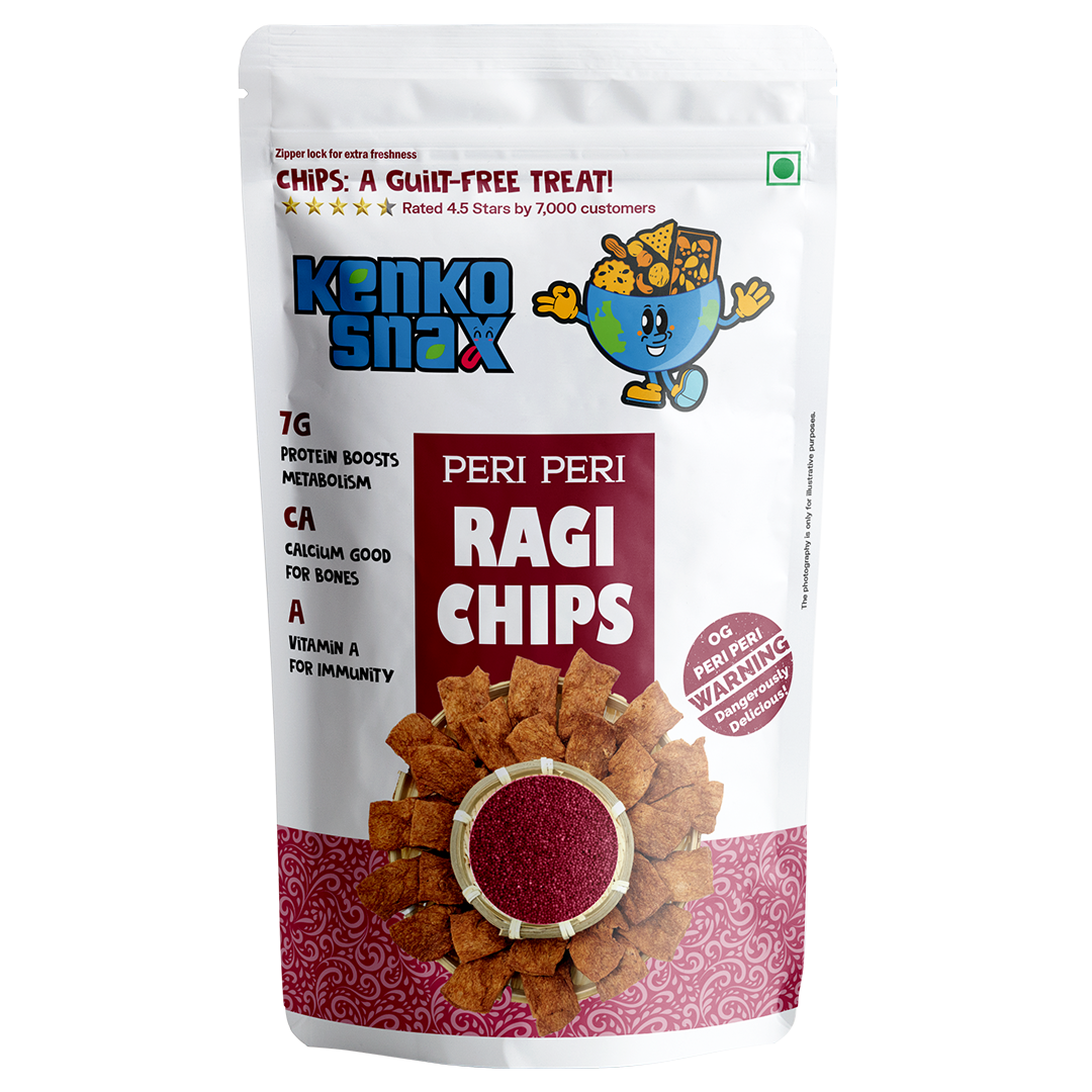 Peri Peri Ragi Chips | Spicy, Healthy Snack – Kenko Snax