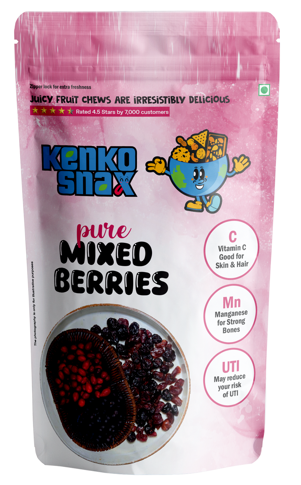 Pure Mixed Berries | Nutrient-Rich Berry Snack – Kenko Snax