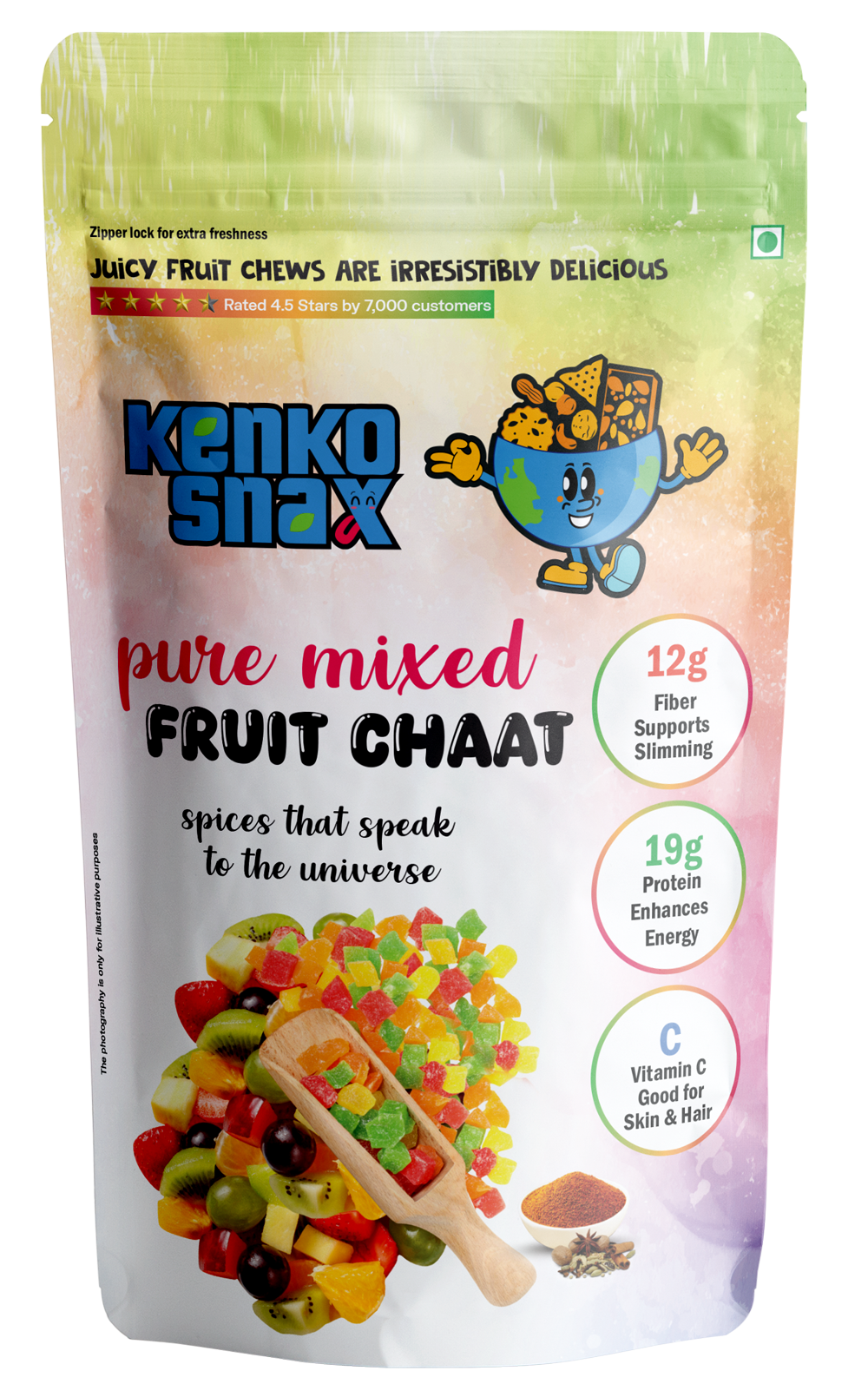 Pure Mixed Fruit Chats | Healthy Fruity Snack – Kenko Snax