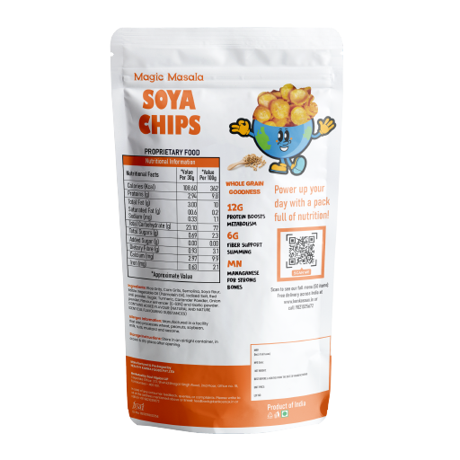 Magic Masala Soya Chips | Spicy High-Protein Snack – Kenko Snax